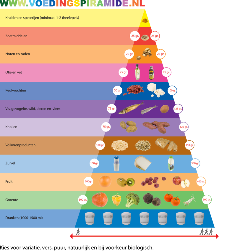Voedingspiramide – Avontuurlijk gezond